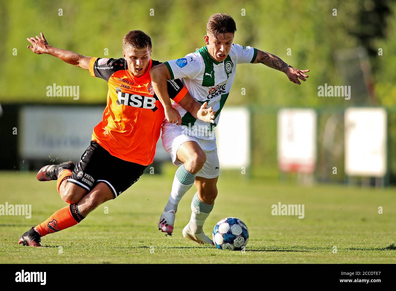 WESTWOUD, Netherlands. 21st Aug, 2020. VV Woudia complex friendly match ...