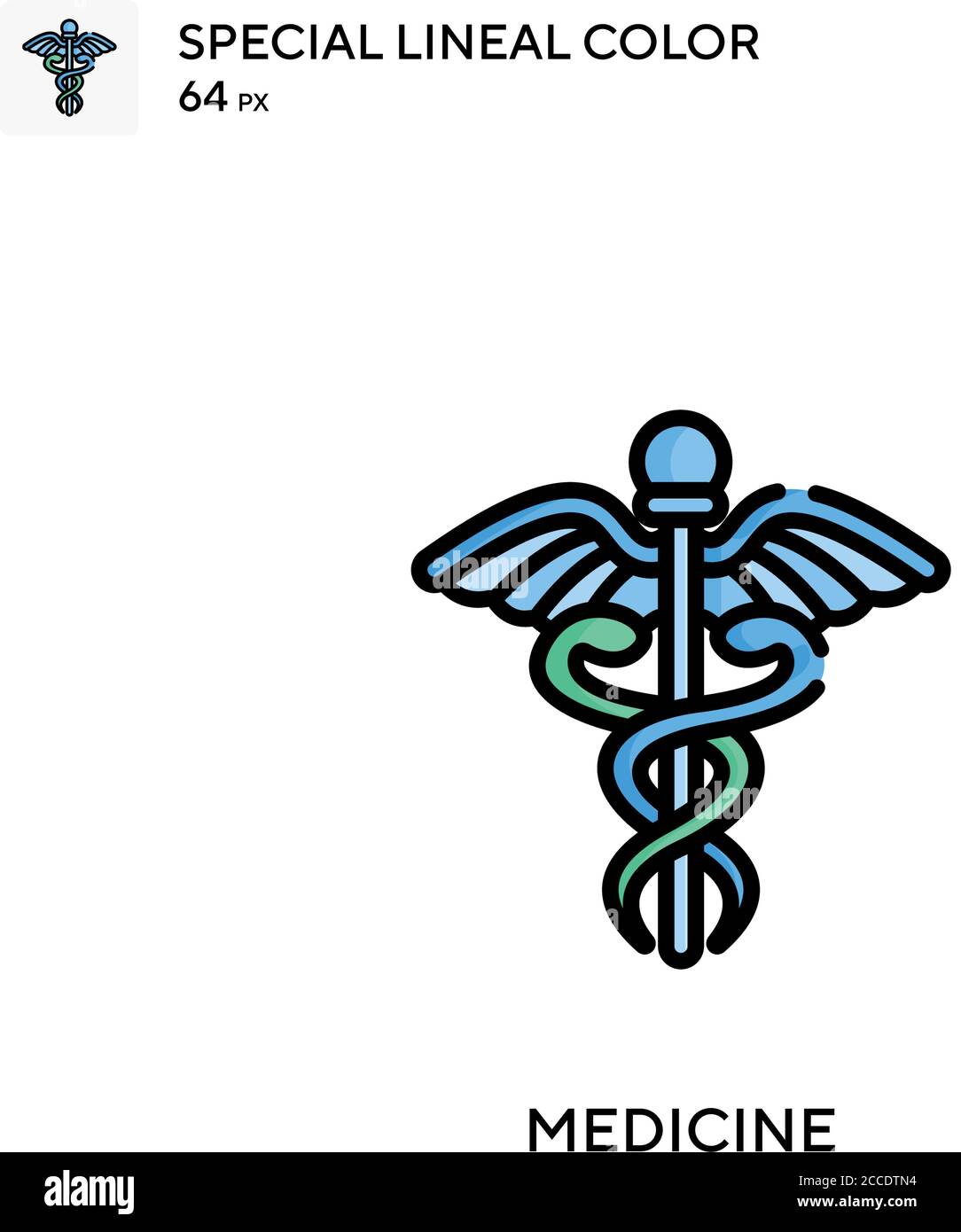 Medicine Special lineal color icon. Illustration symbol design template ...