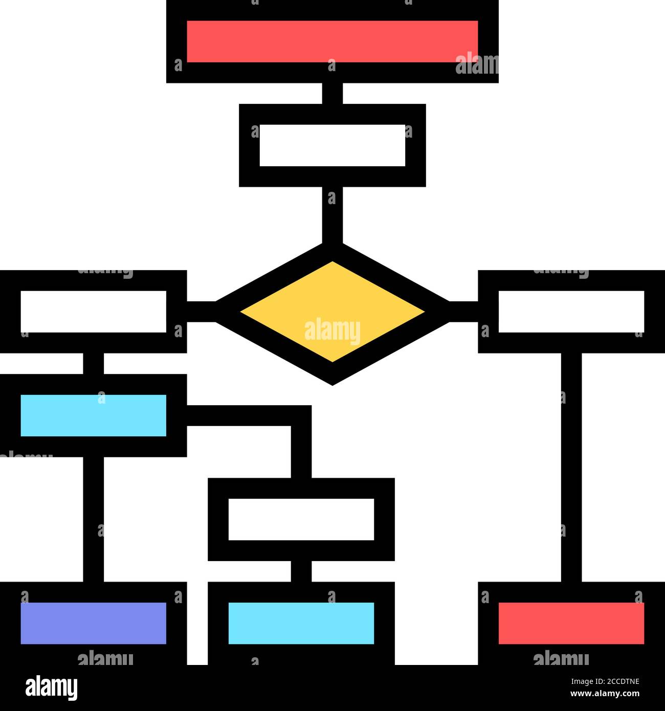 Employee analyzing data charts Stock Vector Images - Alamy