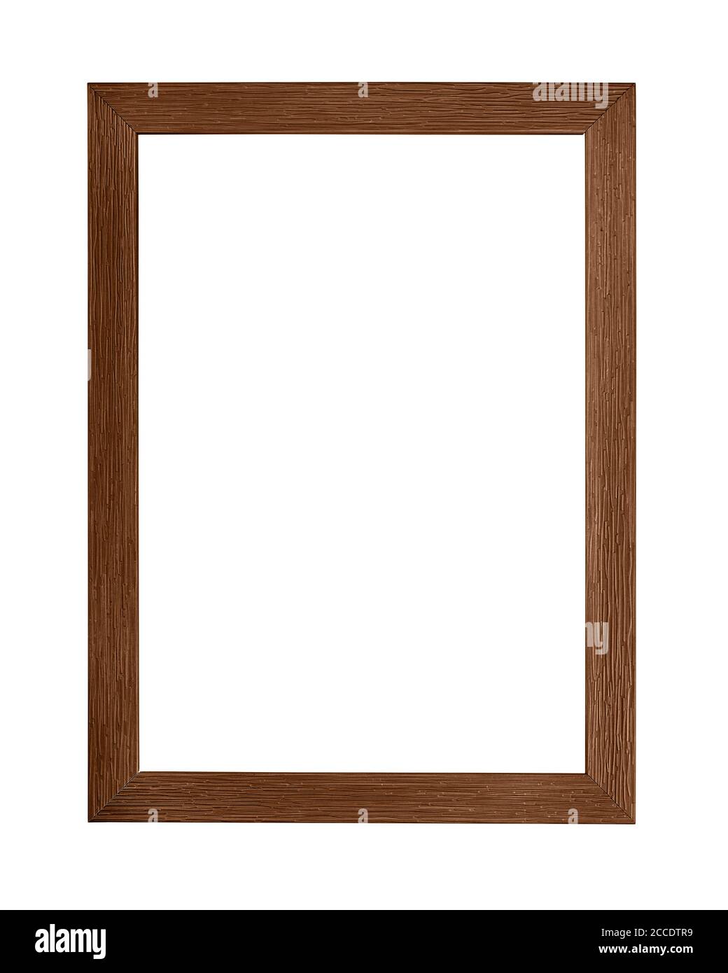 Modern dark brown color painted rectangular vertical frame for picture ...