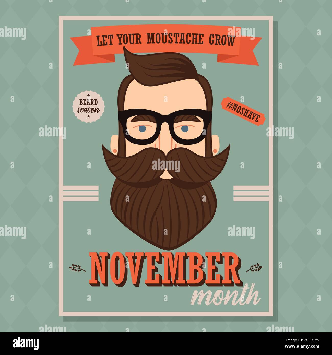 No Shave November Poster
