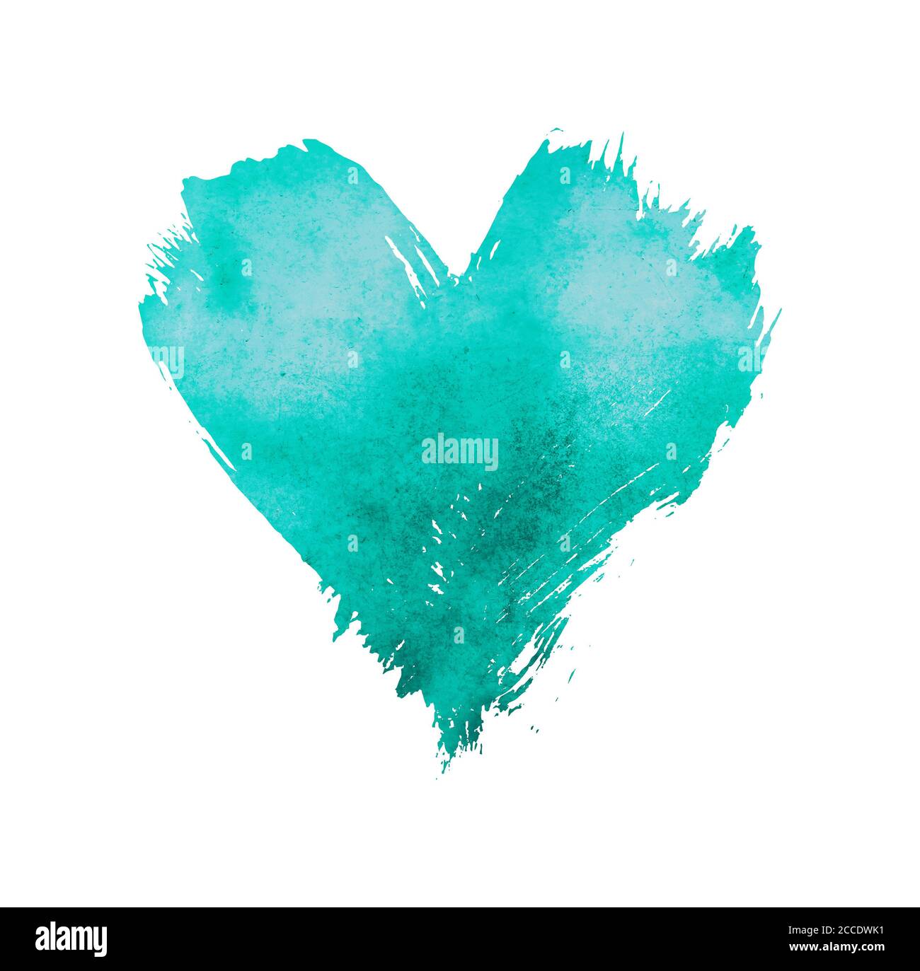 Blue Watercolor Heart