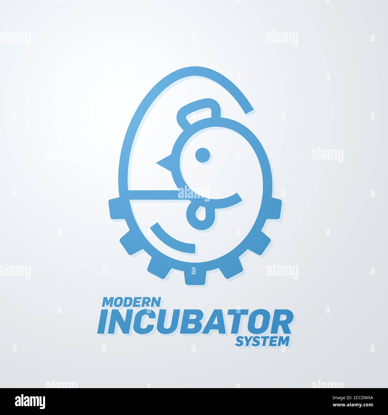 Egg incubator logo design template. industrial incubation and modern ...