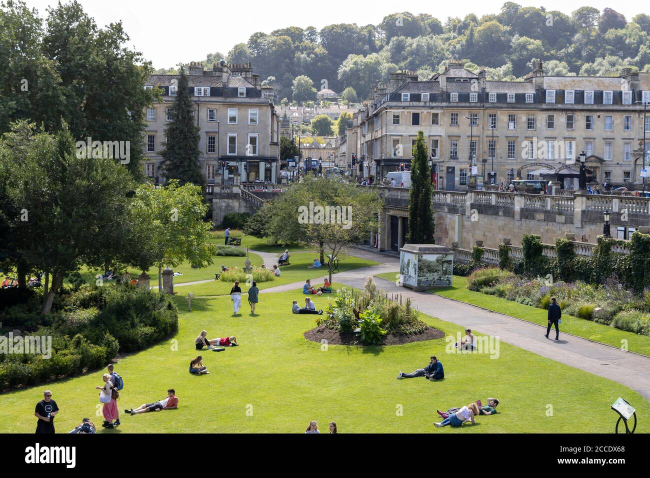 The Parade Gardens, Bath Stock Photo - Alamy