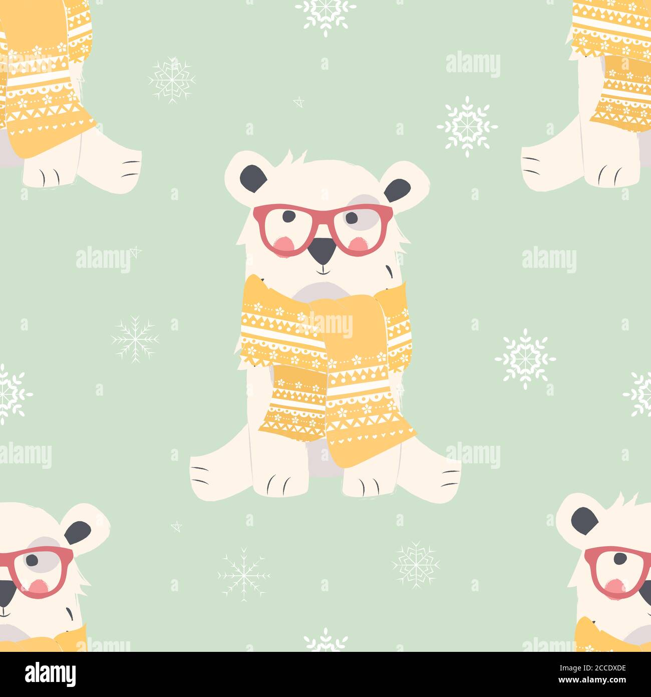 Seamless tileable christmas Stock Vector Images - Alamy