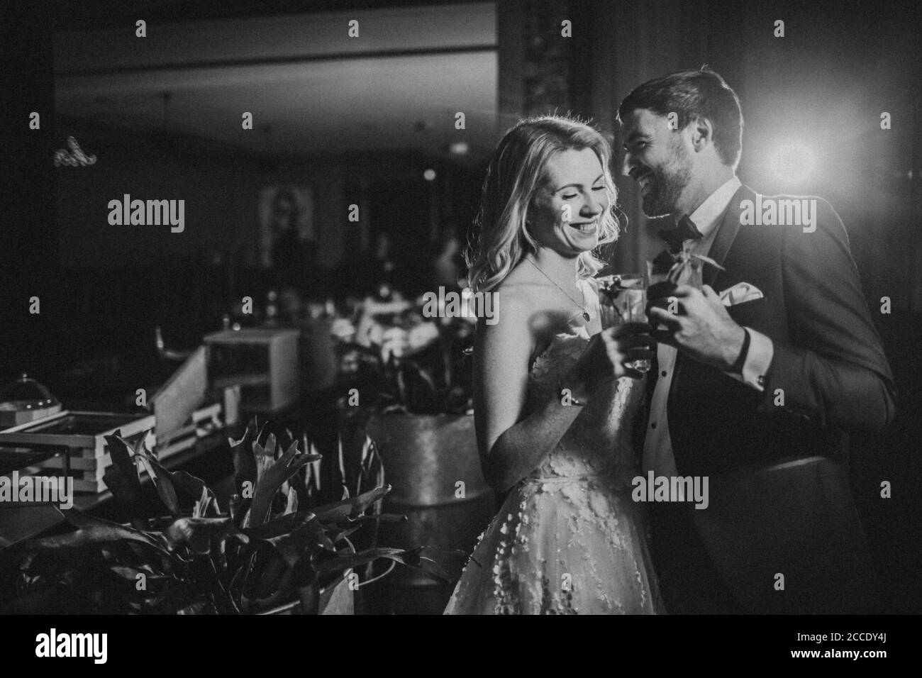 Happy woman in love Black and White Stock Photos & Images - Alamy