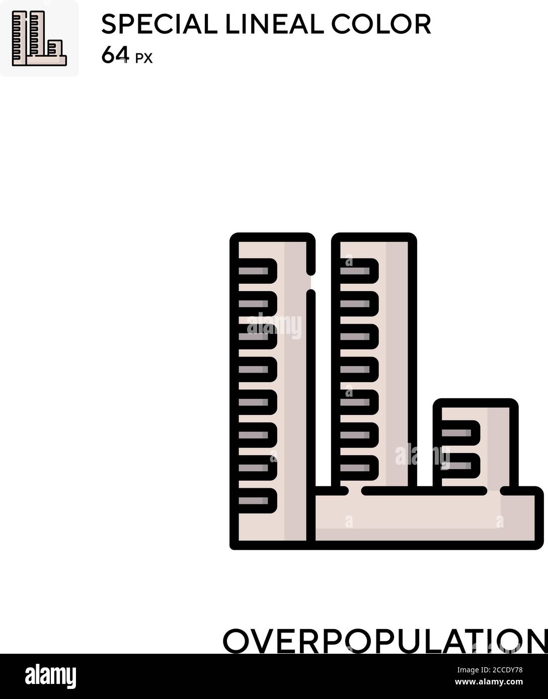 Overpopulated city Stock Vector Images - Alamy