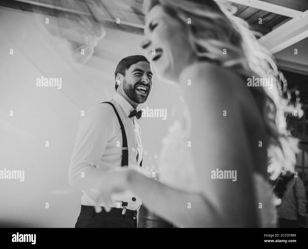 Happy dancer dancing in Black and White Stock Photos & Images - Alamy