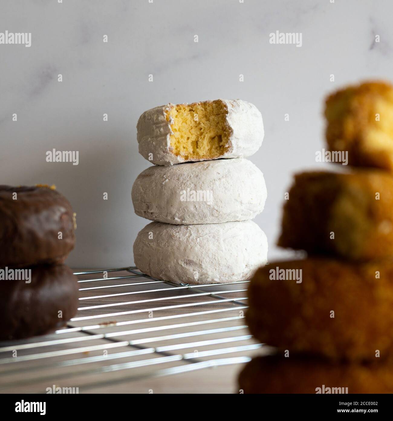 stack of donuts Stock Photo - Alamy