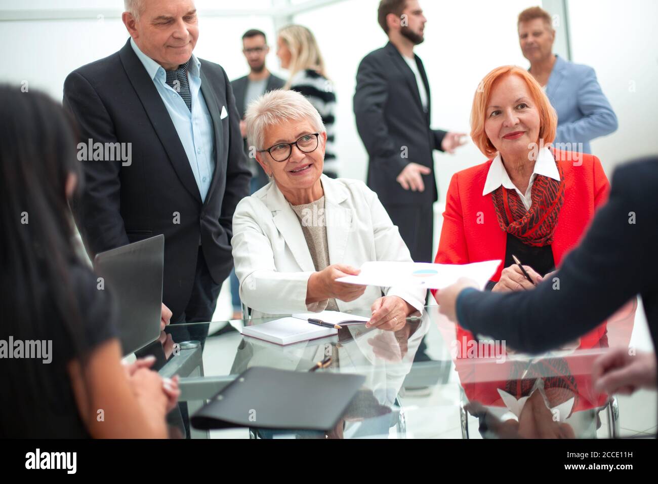 Business team Meeting Working Talking Concept Stock Photo - Alamy