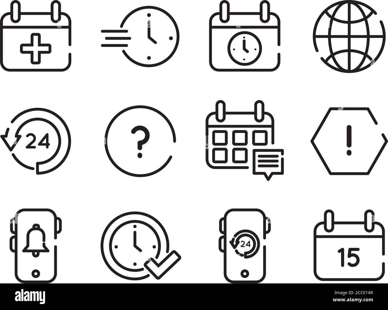 Month calendars Black and White Stock Photos & Images - Alamy