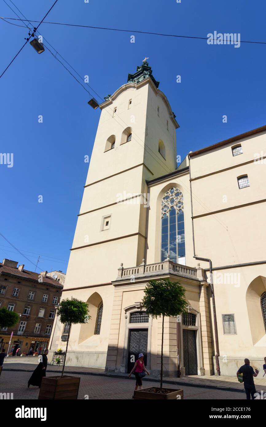 Cathedral basilica of the assumption of virgin mary hi-res stock ...