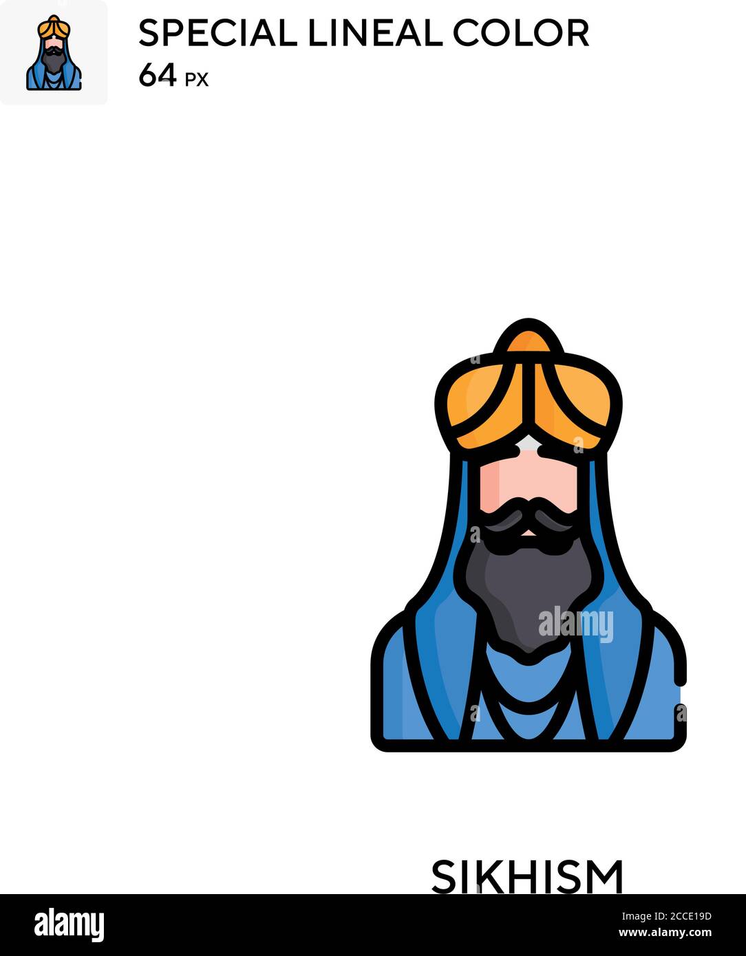 Sikhism logo hi-res stock photography and images - Alamy