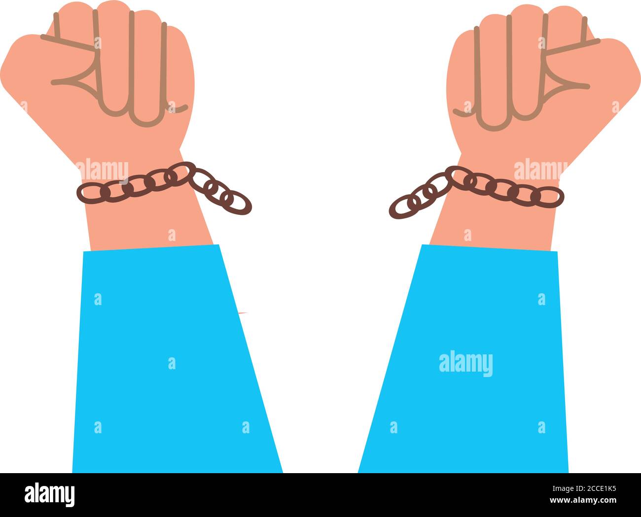 Poor chains Stock Vector Images - Alamy