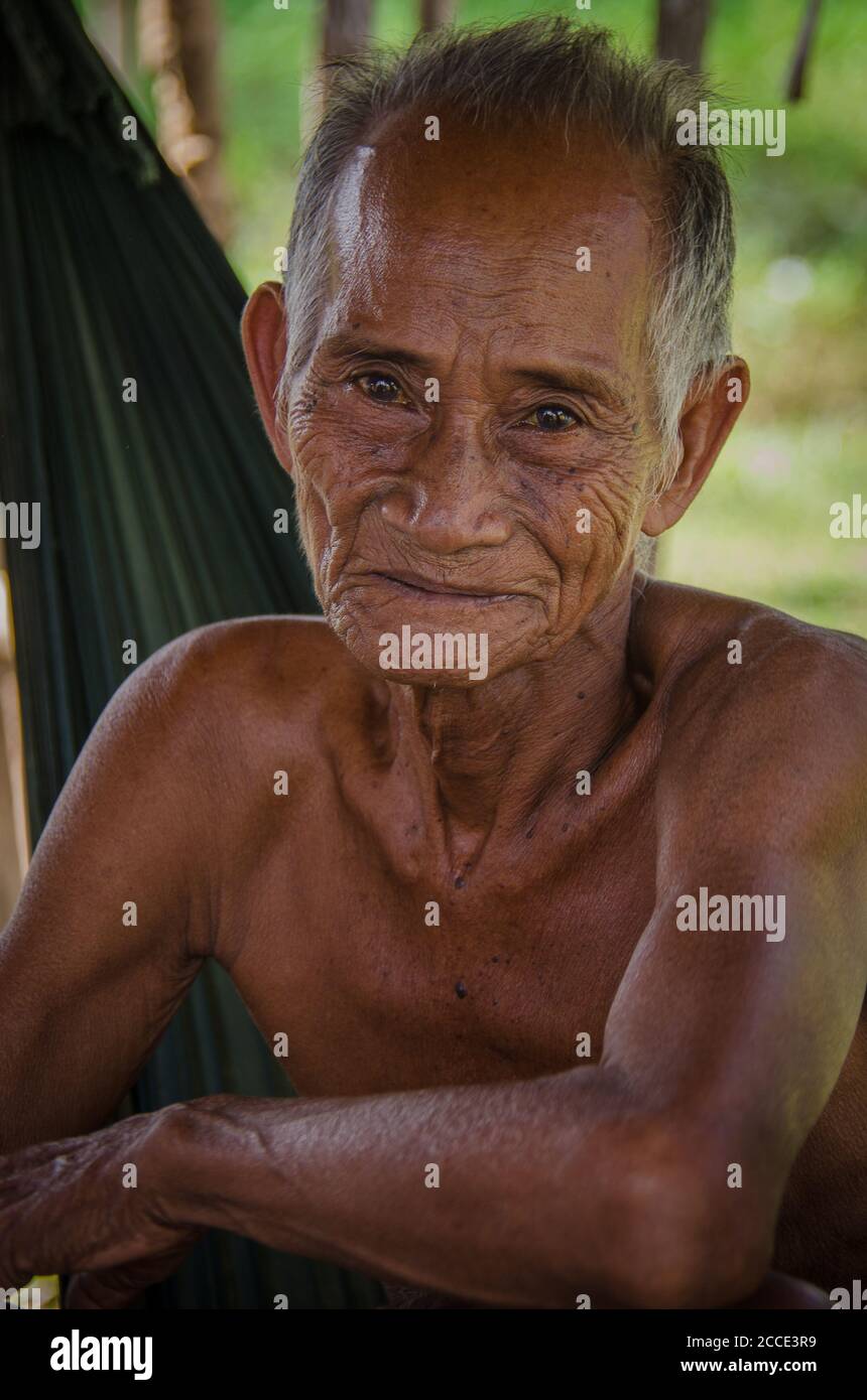 Cambodian rice huller Stock Photo - Alamy