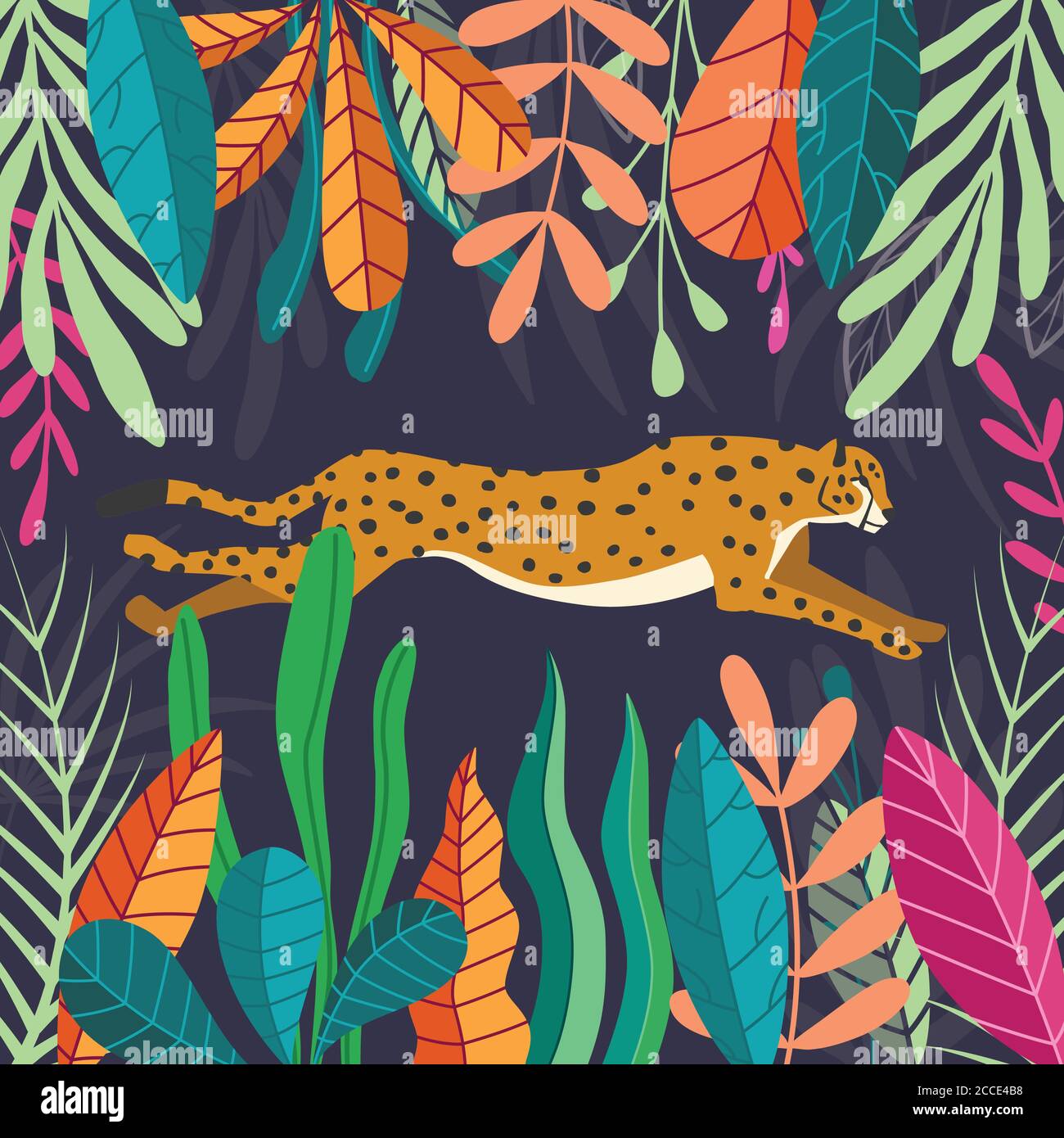 Cheetah Running Wallpaper