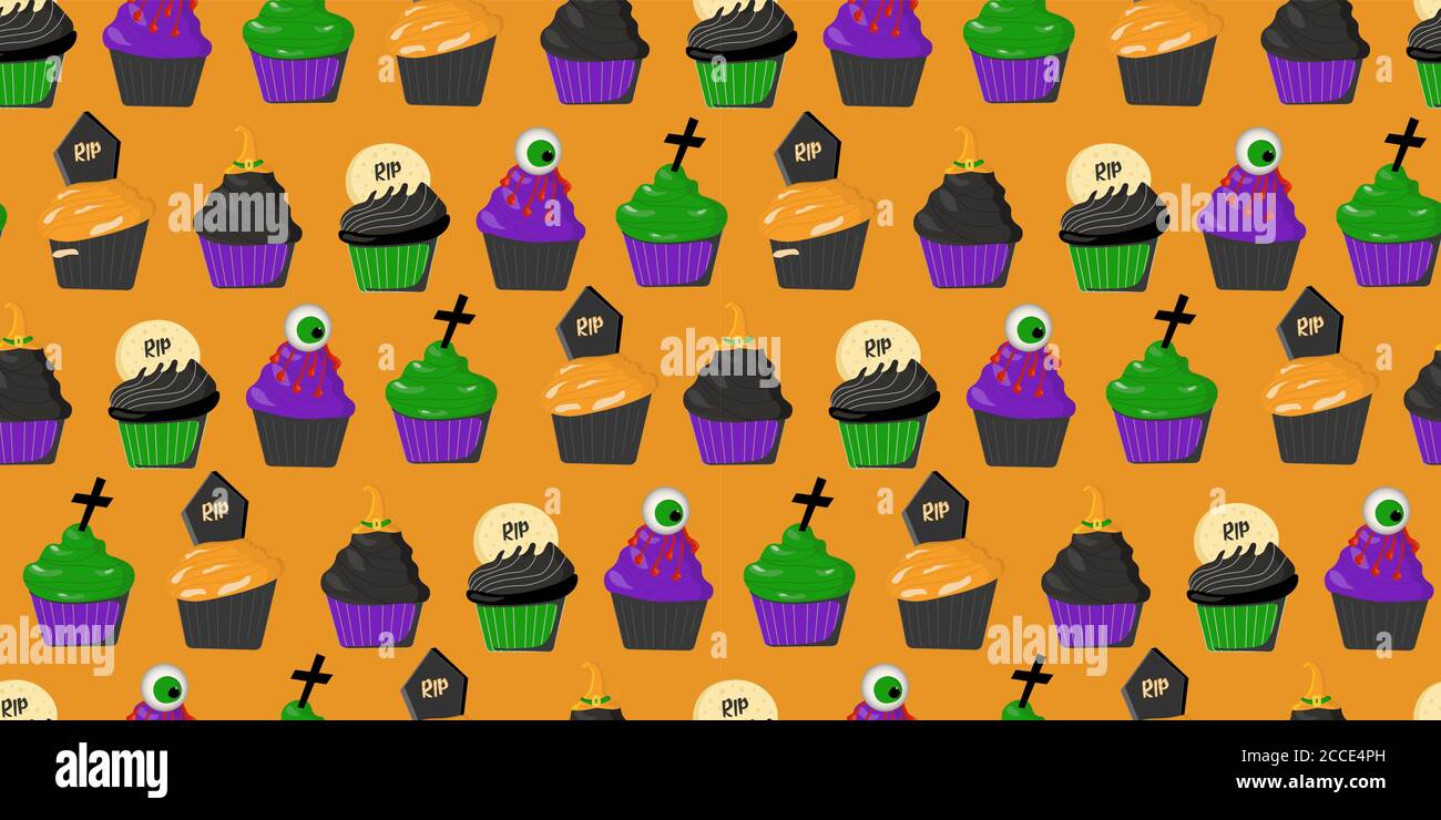Halloween sweets, seamless digital paper pattern FOR HALLOWEEN ...