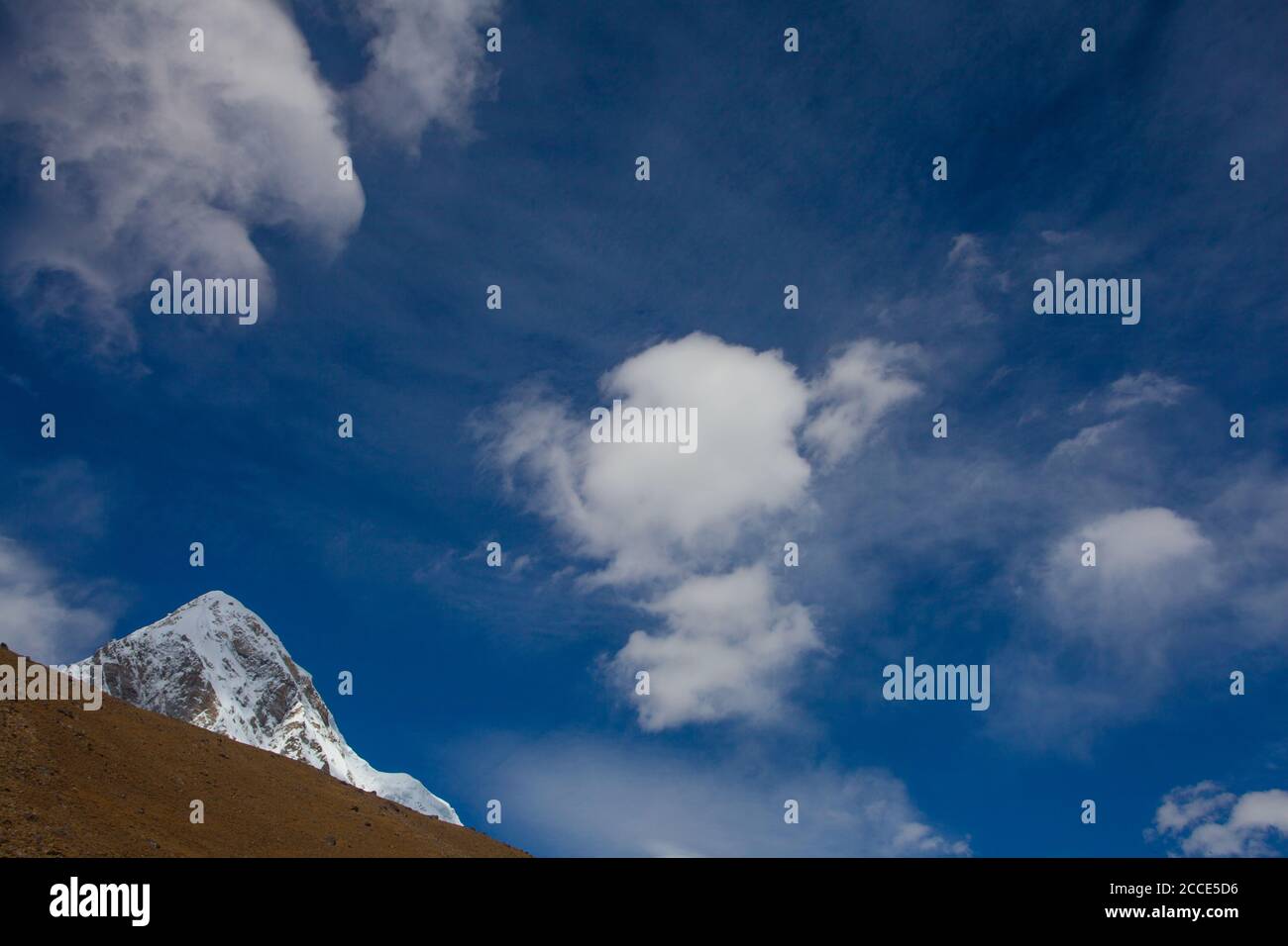 Mountain view from the EBC (Everest base camp), Nepal Stock Photo - Alamy