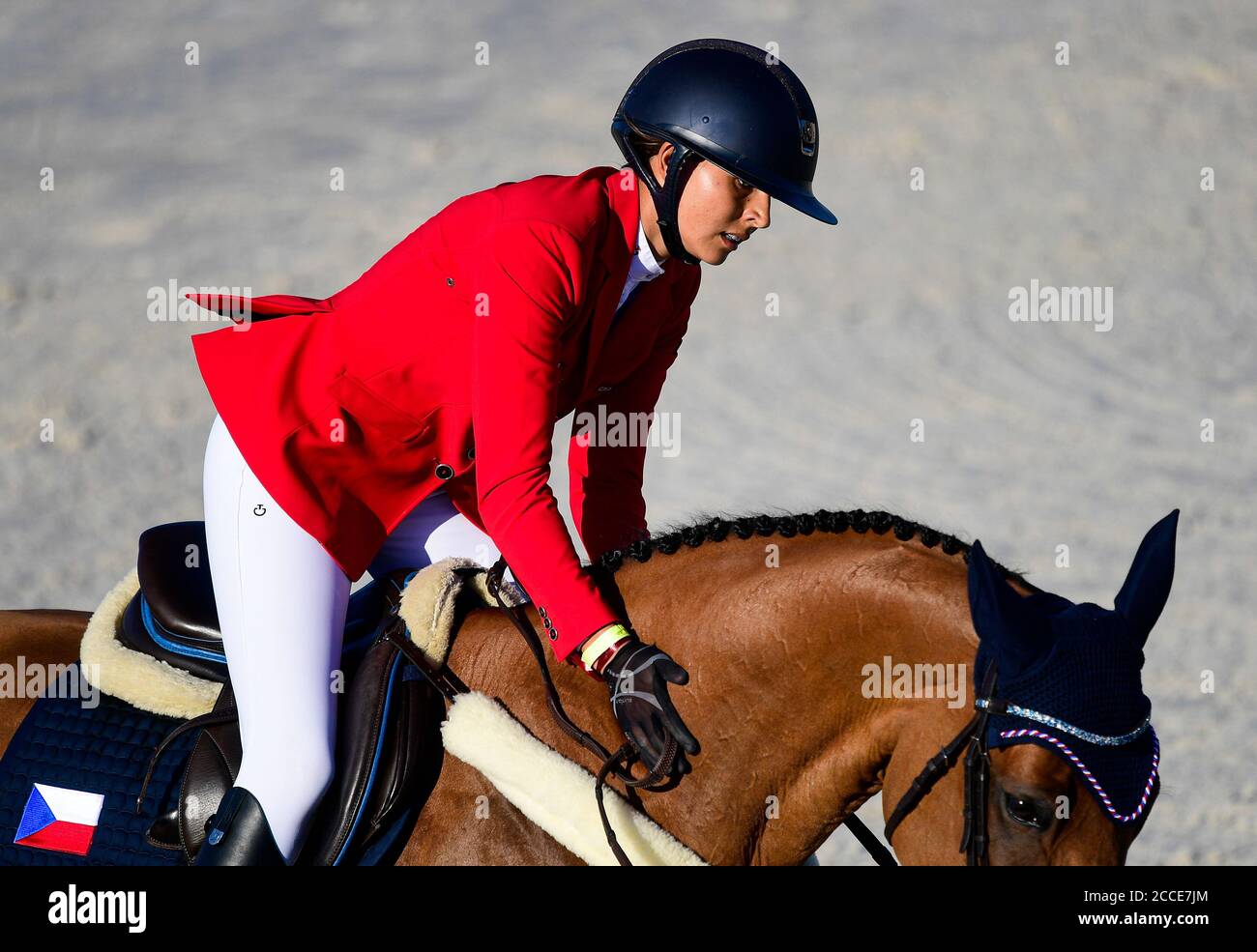 Prague, Czech Republic. 21st Aug, 2020. Czech Anna Kellnerova competes ...
