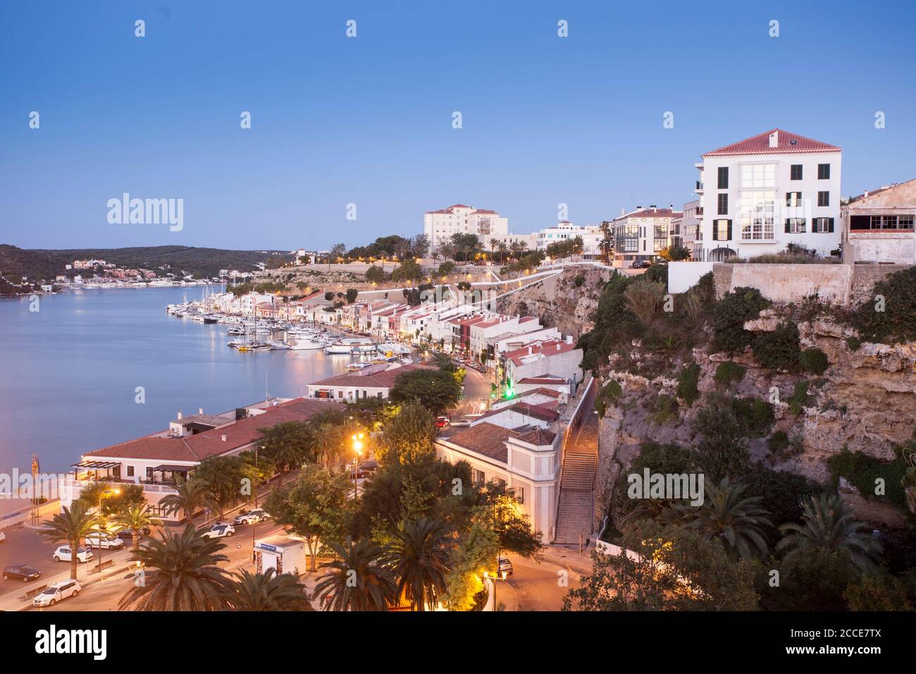 Mao harbor, Mahon, Menorca Stock Photo - Alamy