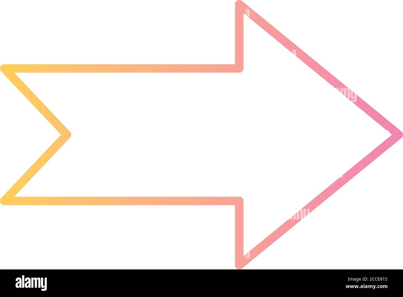 arrow pointing right gradient style icon design of direction web ...