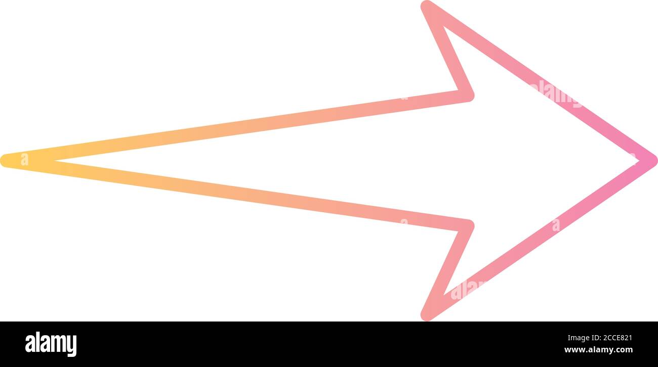 right arrow gradient style icon design of direction web forward and ...