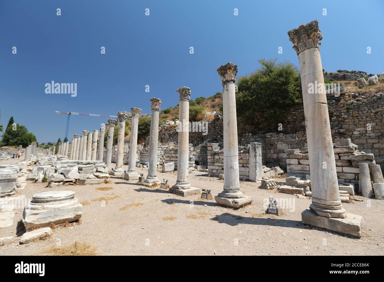 Ephesus Ancient City in Selcuk Town, Izmir City, Turkey Stock Photo - Alamy
