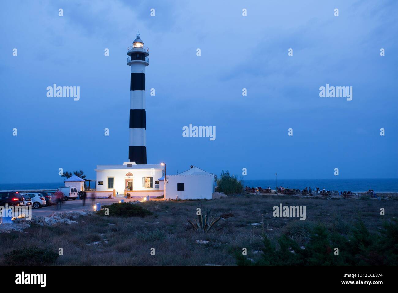 Cap de Artrutx lighthouse, Menorca Stock Photo - Alamy