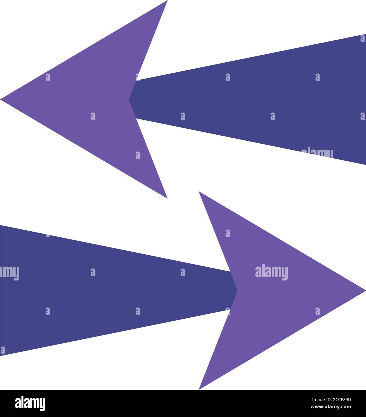 Arrows in right and left directions flat style icon design of web ...