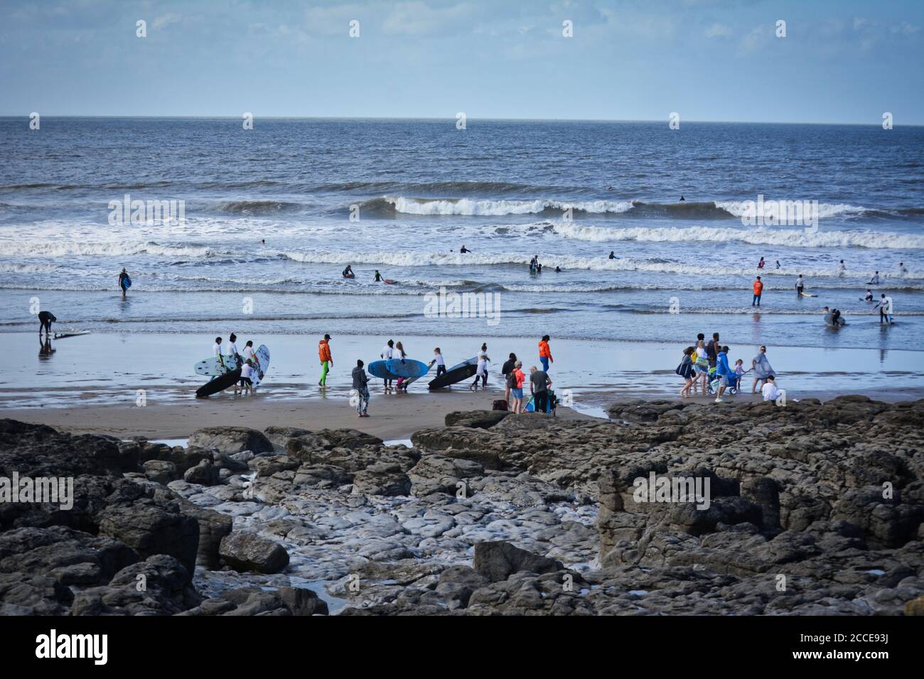 Rest Bay beach in Wales,UK Stock Photo - Alamy