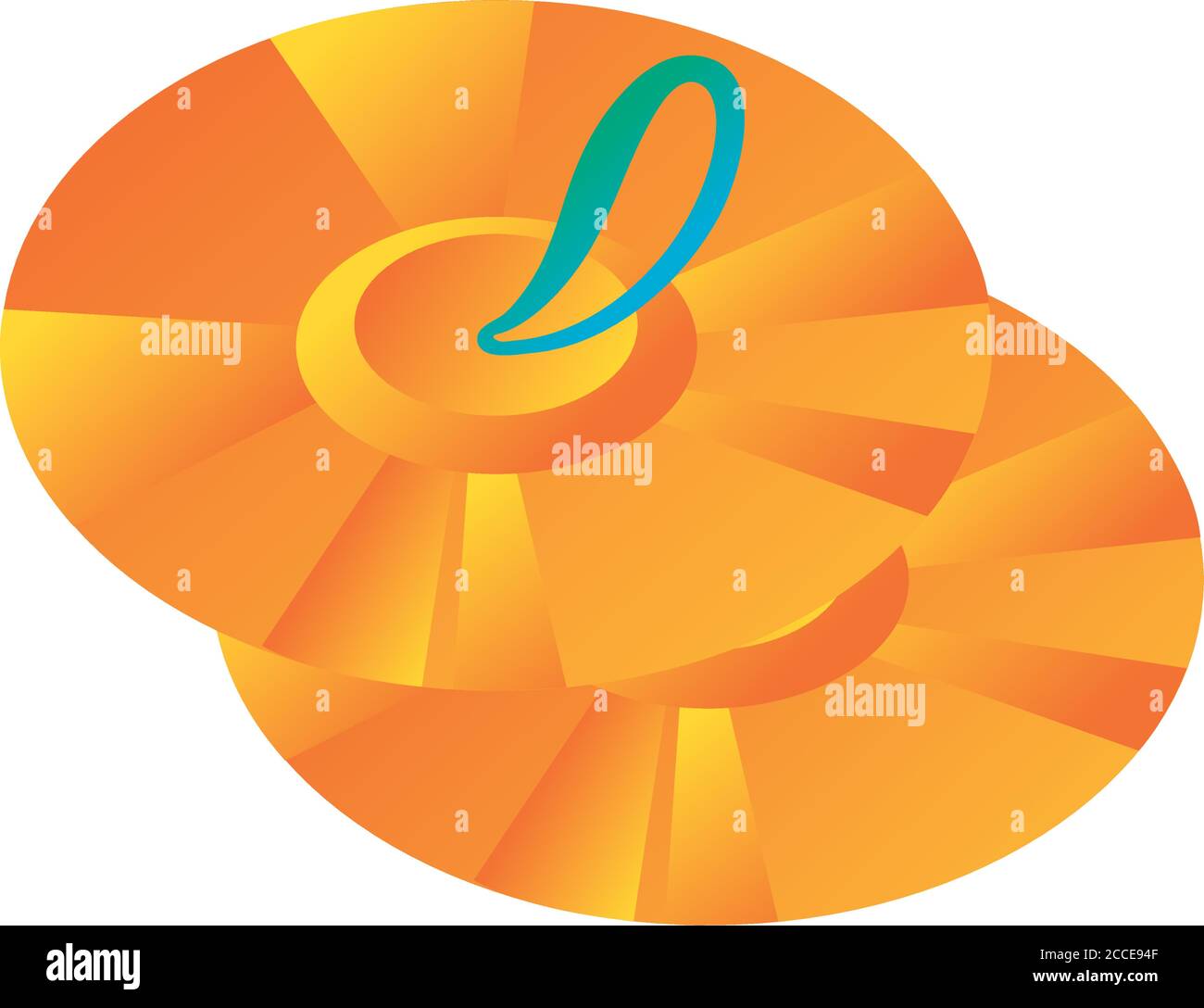 cymbals musical instrument line and fill style icon vector illustration ...