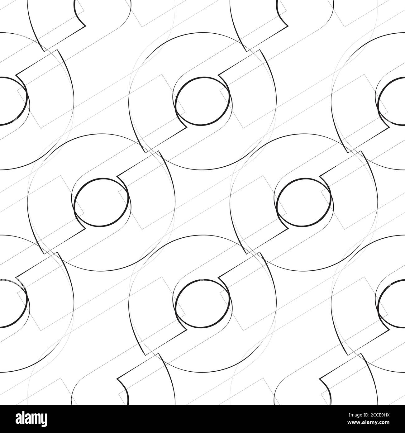 Vector illustration lines intersecting Black and White Stock Photos ...