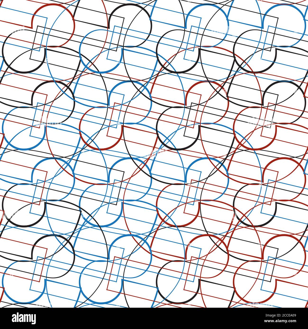 Seamless pattern with intersecting lines Stock Vector Image & Art - Alamy