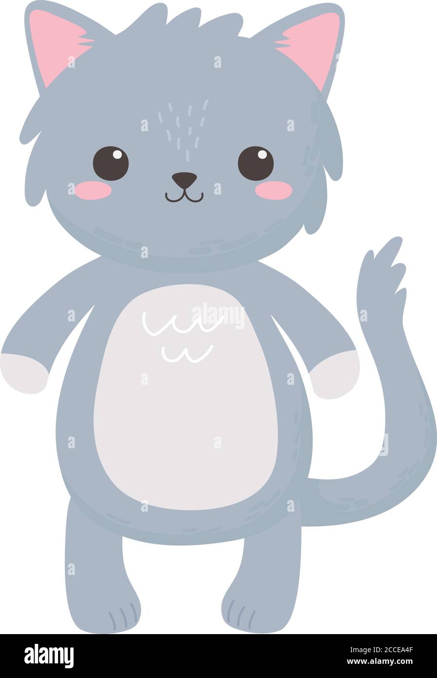 Cartoon Cat Standing