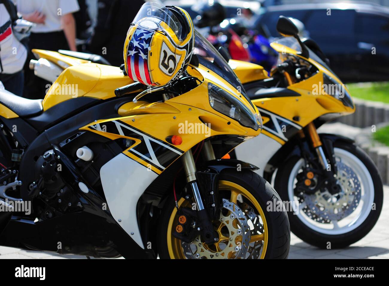 Yellow Sports Motorcycle at Carmela Schatz blog