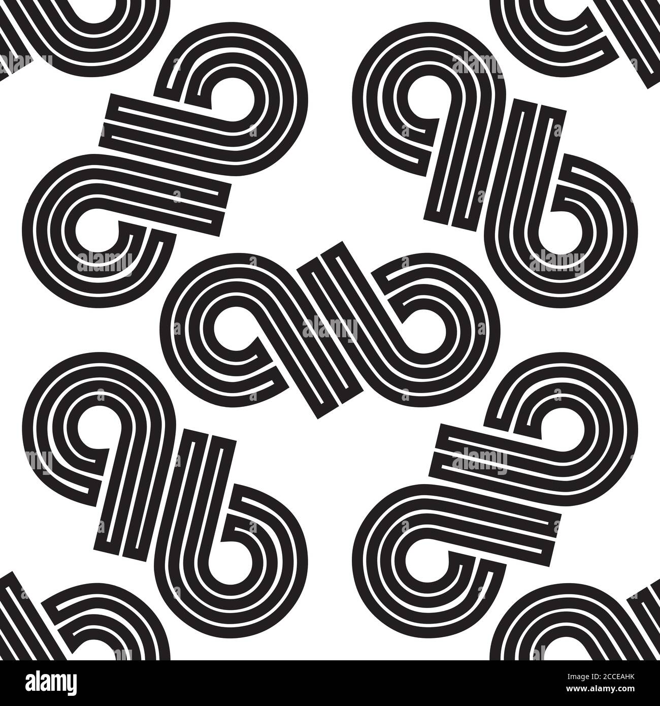 Seamless pattern with infinity symbol Stock Vector Image & Art - Alamy