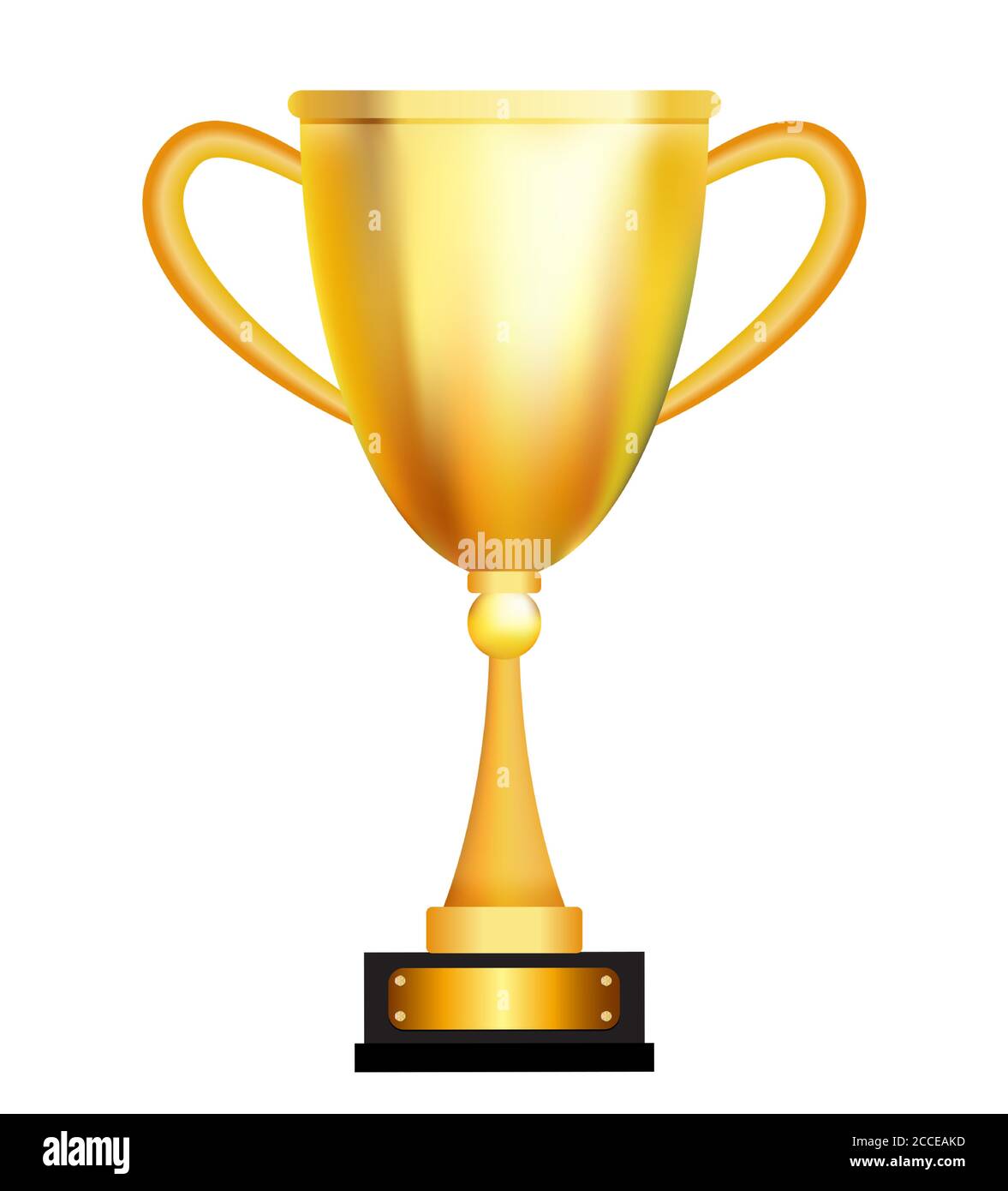 Winner trophy gold cup. Vector Illustration Stock Vector Image & Art ...