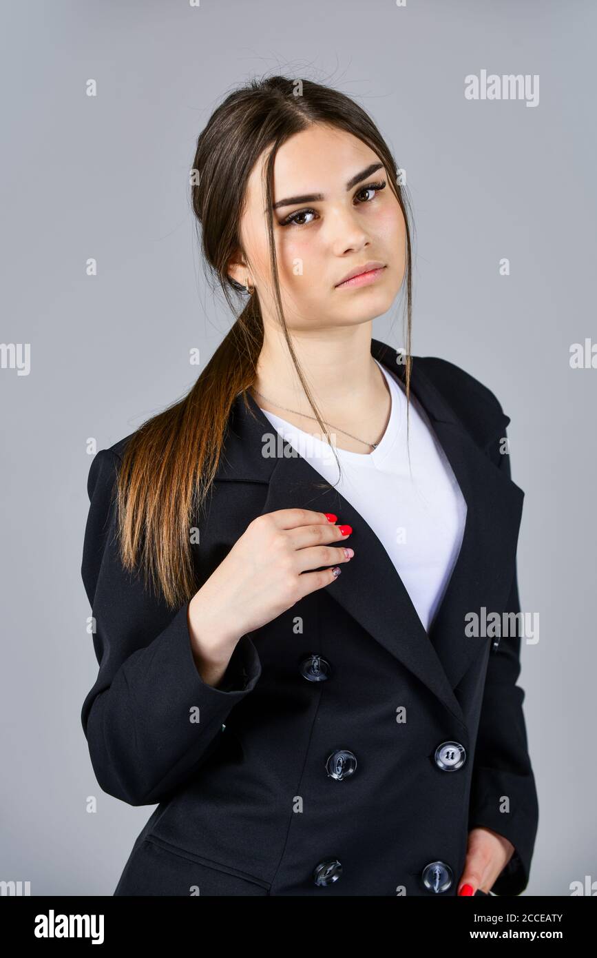 Smart Woman In Suit