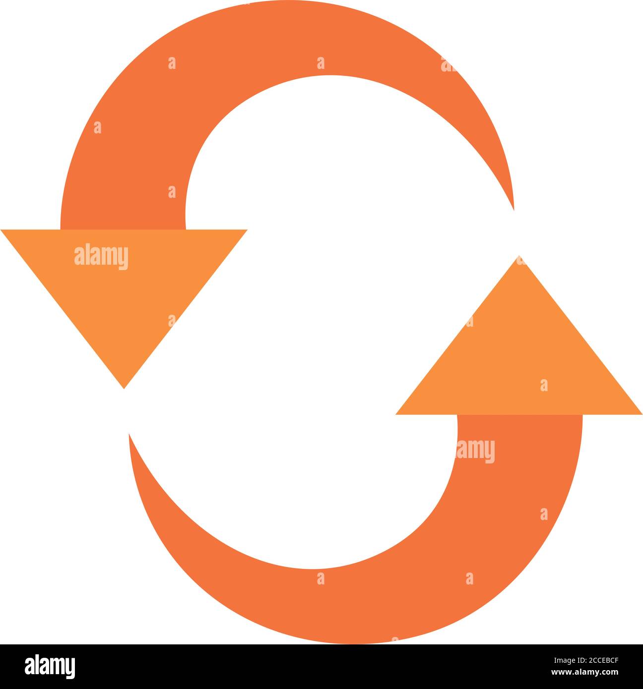 refresh arrow flat style icon design of direction web forward and ...