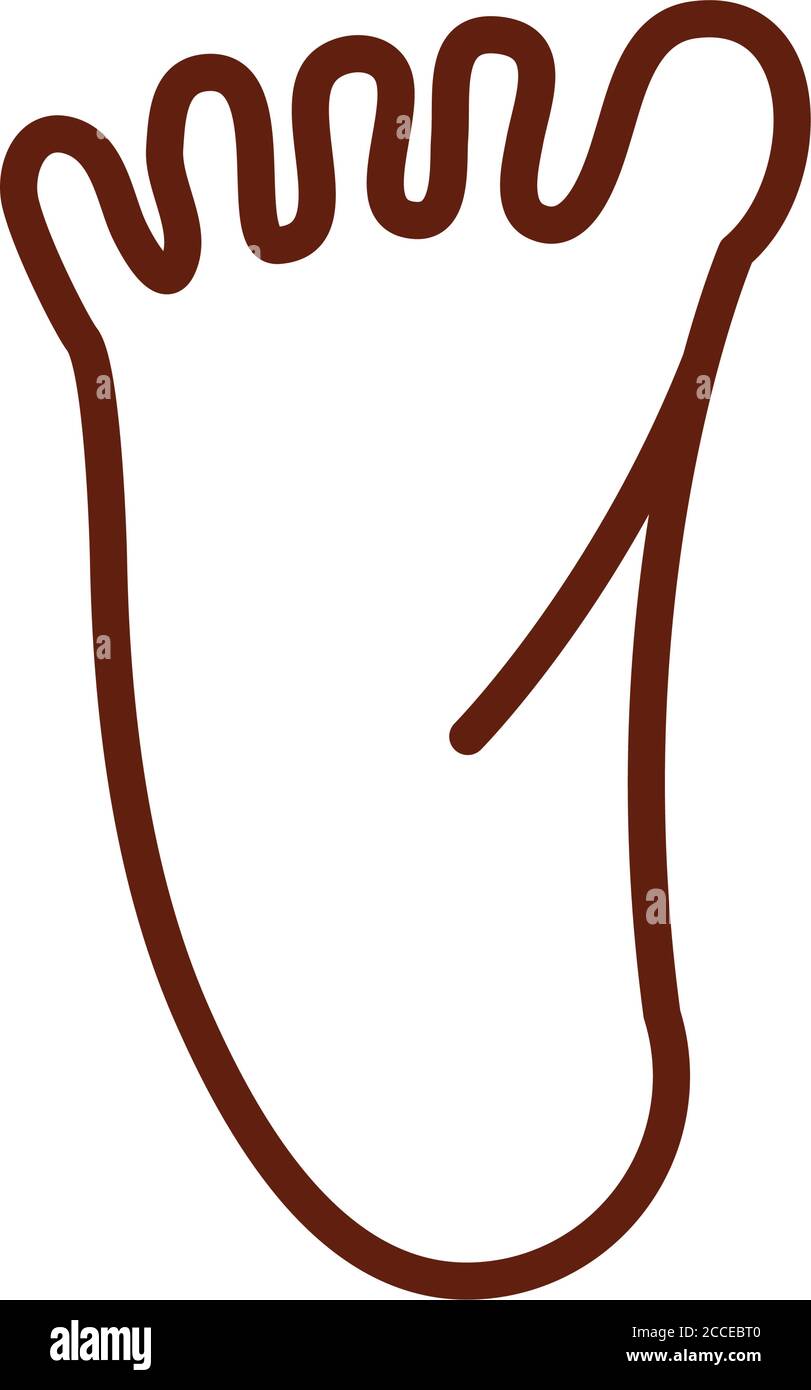 human body foot anatomy organ health line icon style vector ...