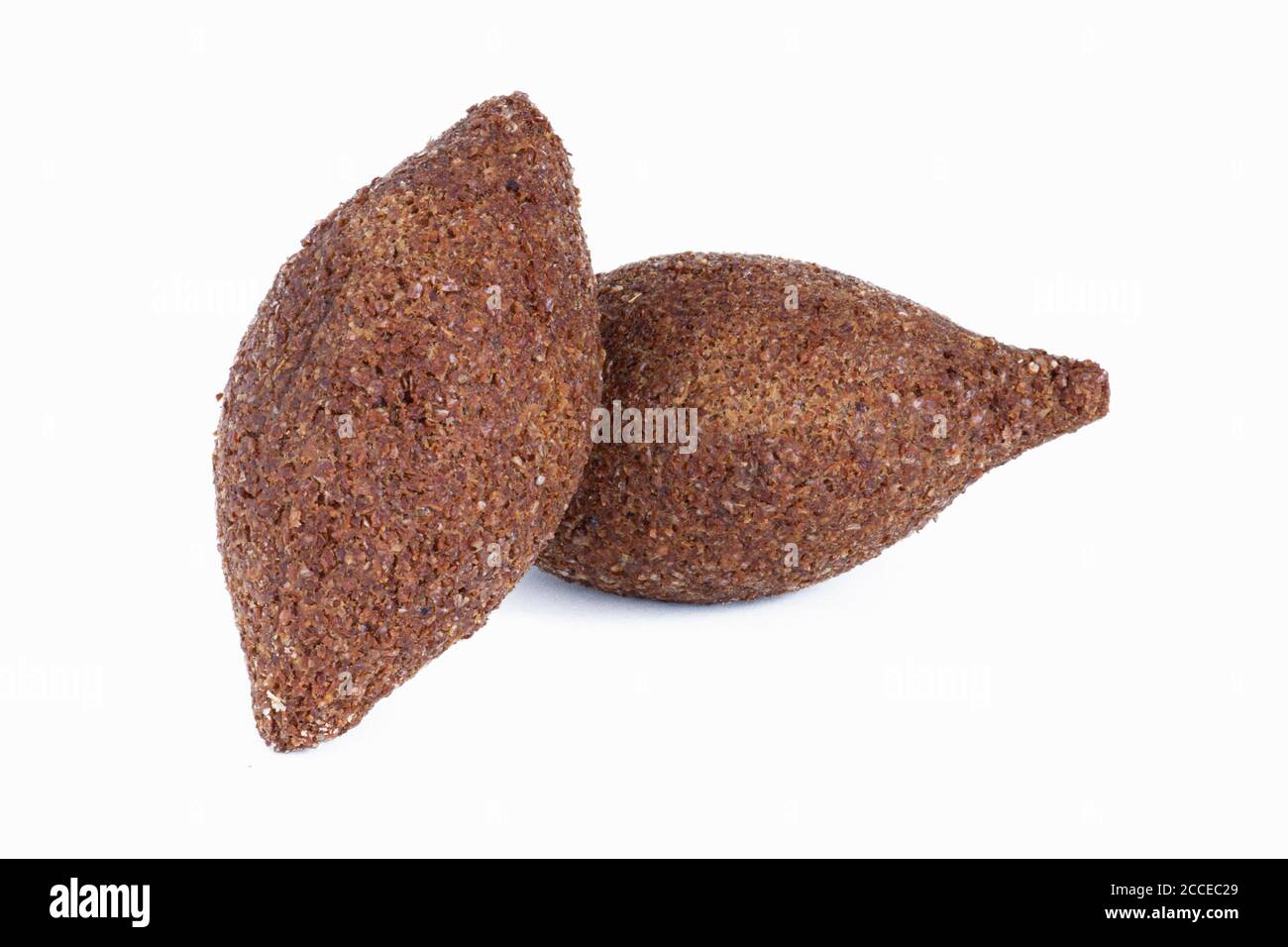 Kibe. Traditional Brazilian snack food. Isolated with white background ...