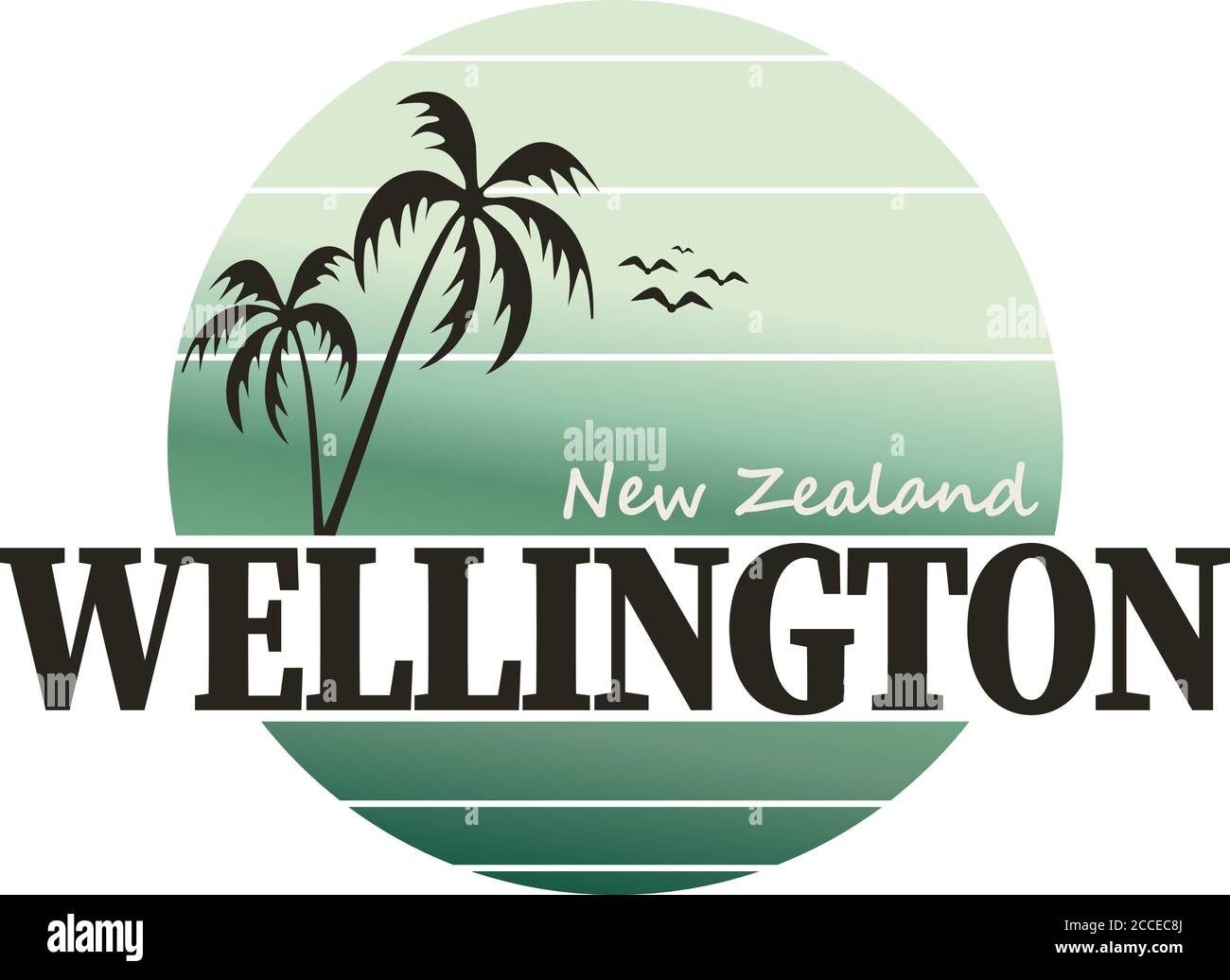 New Zealand Stamp logo badge on a white background Stock Vector Image ...