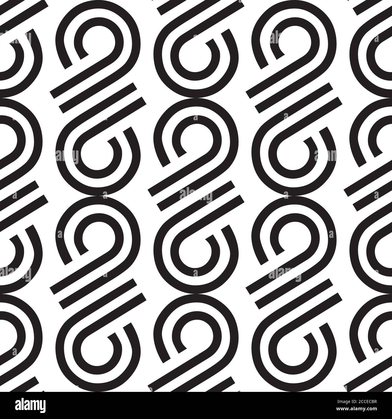 Seamless pattern with black infinity symbol Stock Vector Image & Art ...