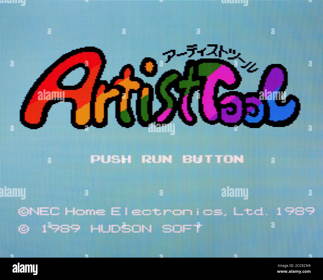 Artist Tool - PC Engine Videogame - Editorial use only Stock Photo - Alamy