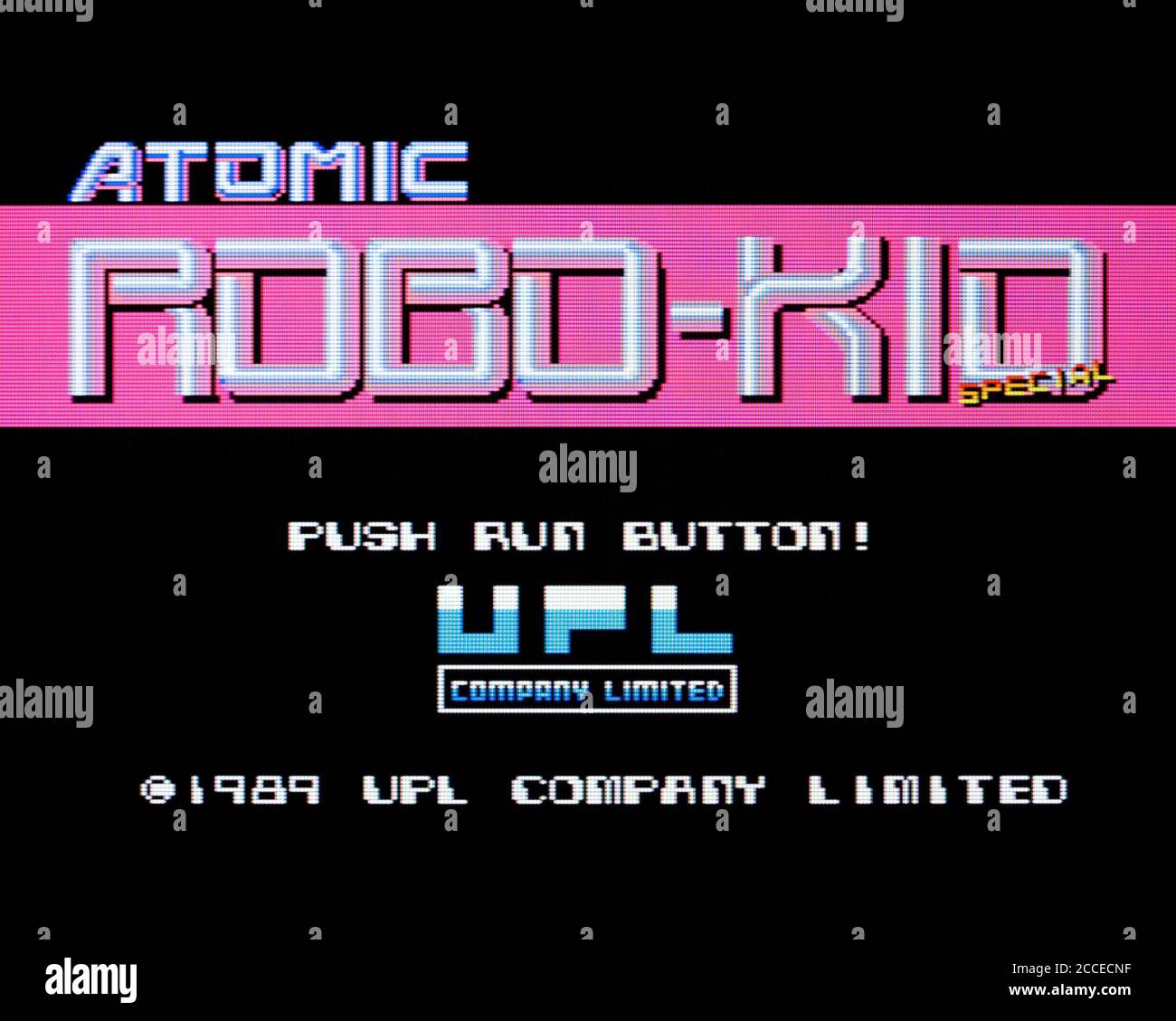 Atomic Robo-Kid Special - PC Engine Videogame - Editorial use only ...