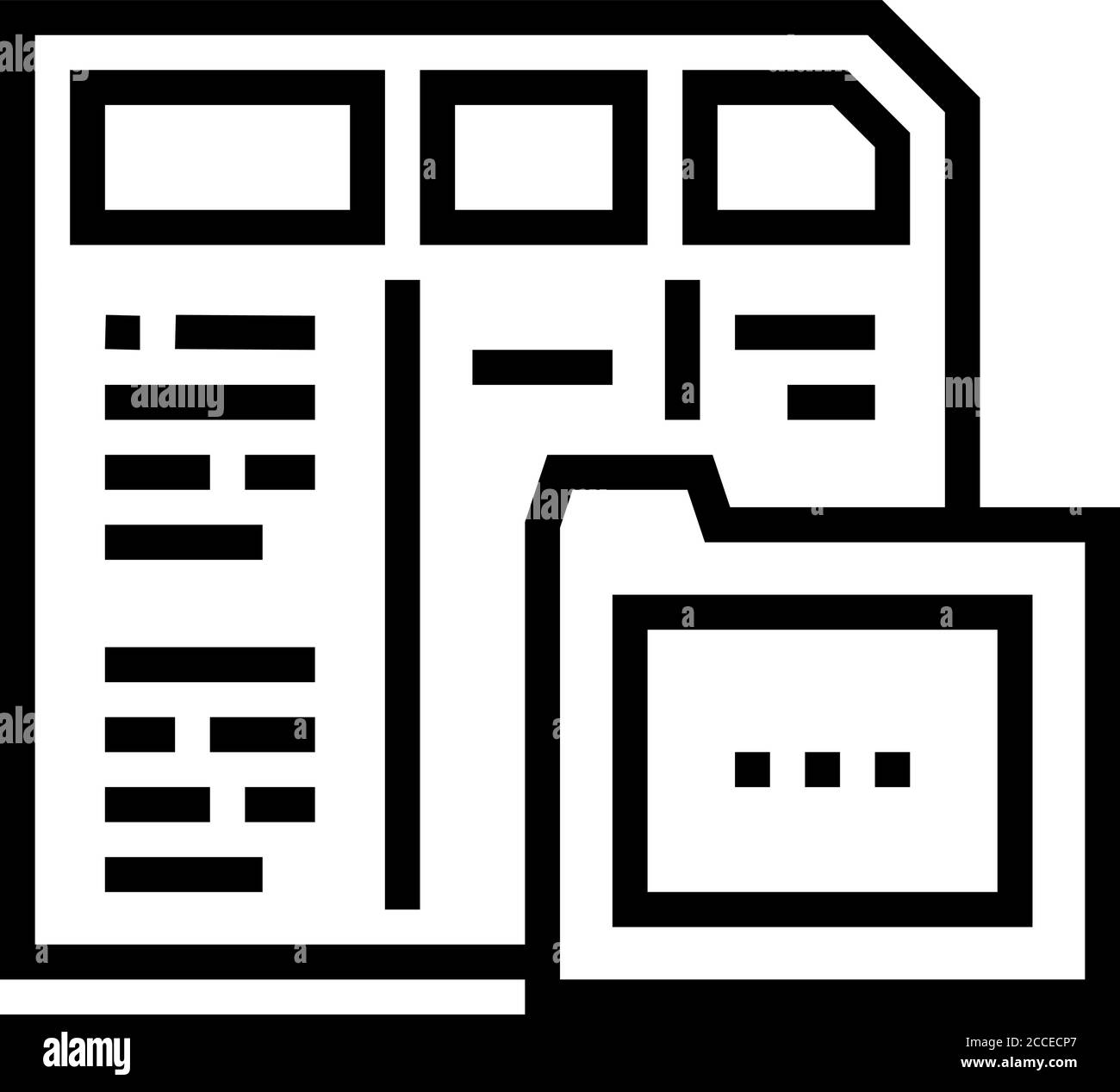 Charts folder icon hi-res stock photography and images - Alamy