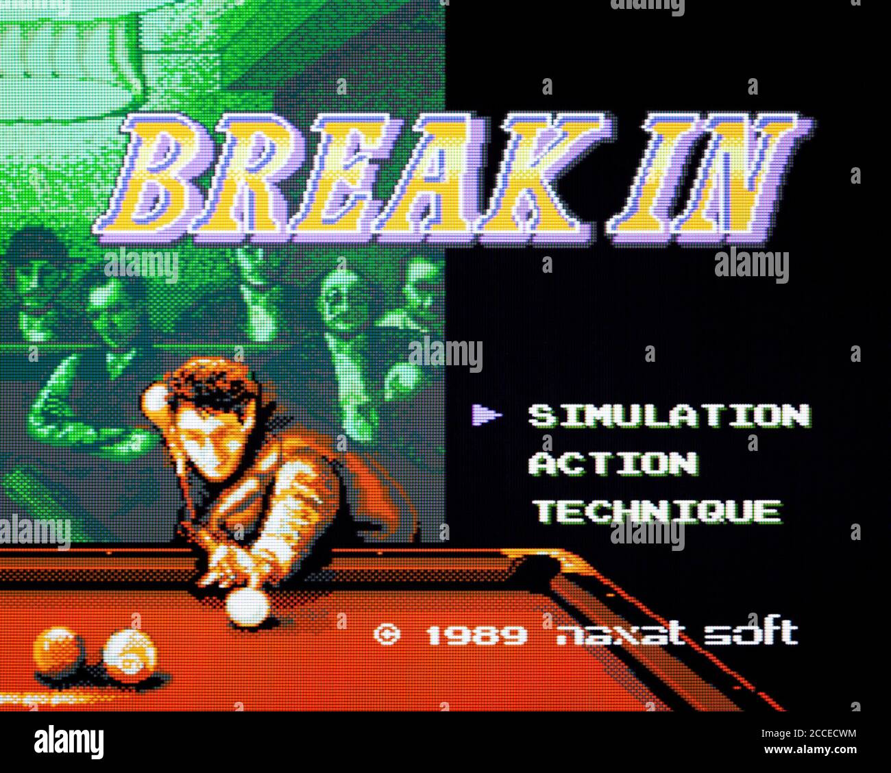 Break In - PC Engine Videogame - Editorial use only Stock Photo - Alamy