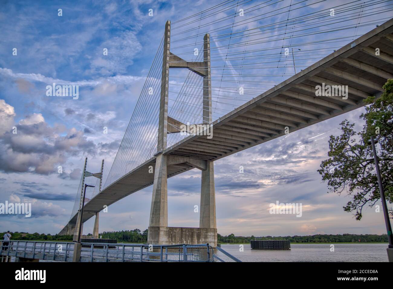 Large Suspension Bridge Stock Photo - Alamy