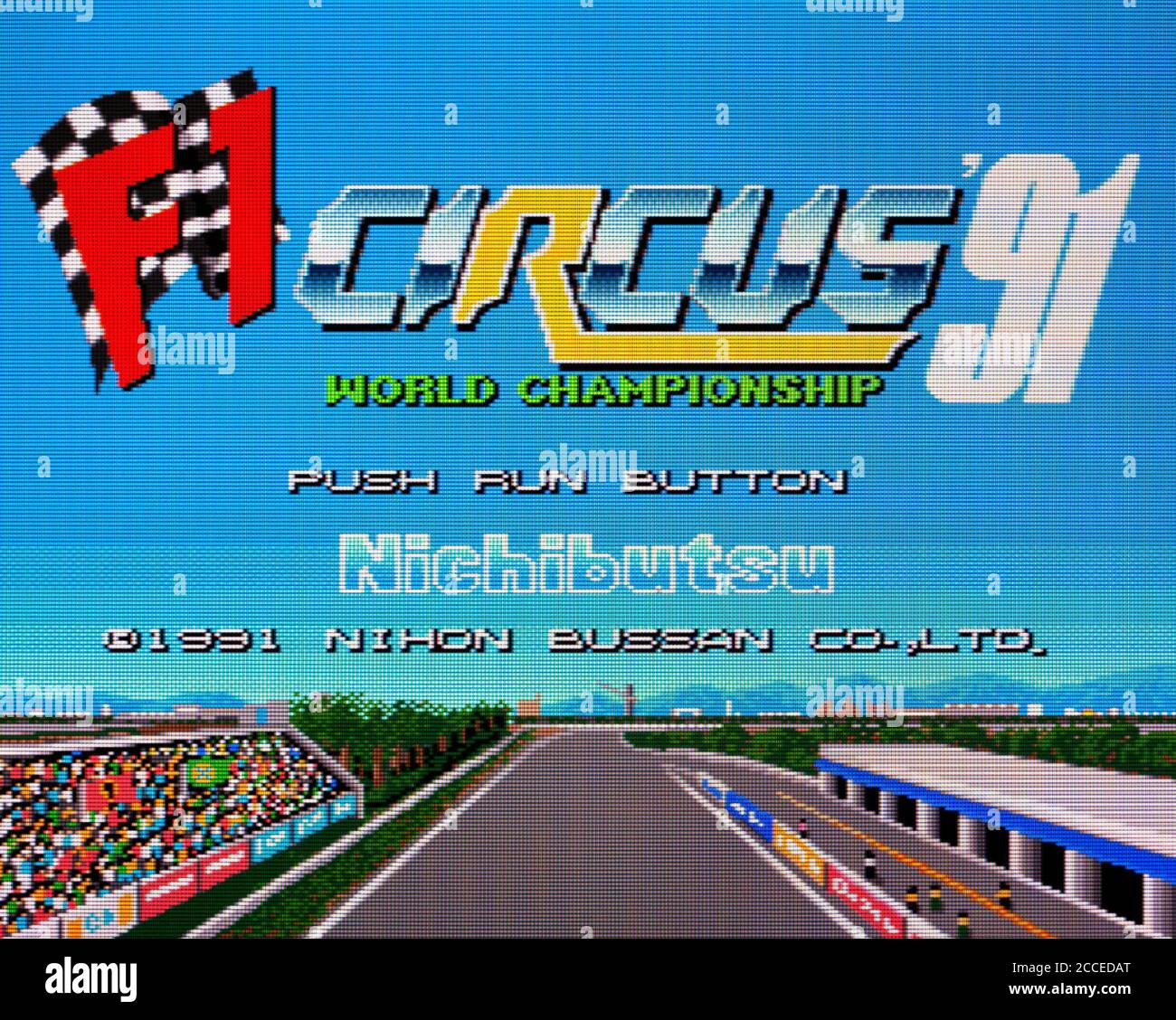 F1 Circus World Championship - PC Engine Videogame - Editorial use only Stock Photo - Alamy