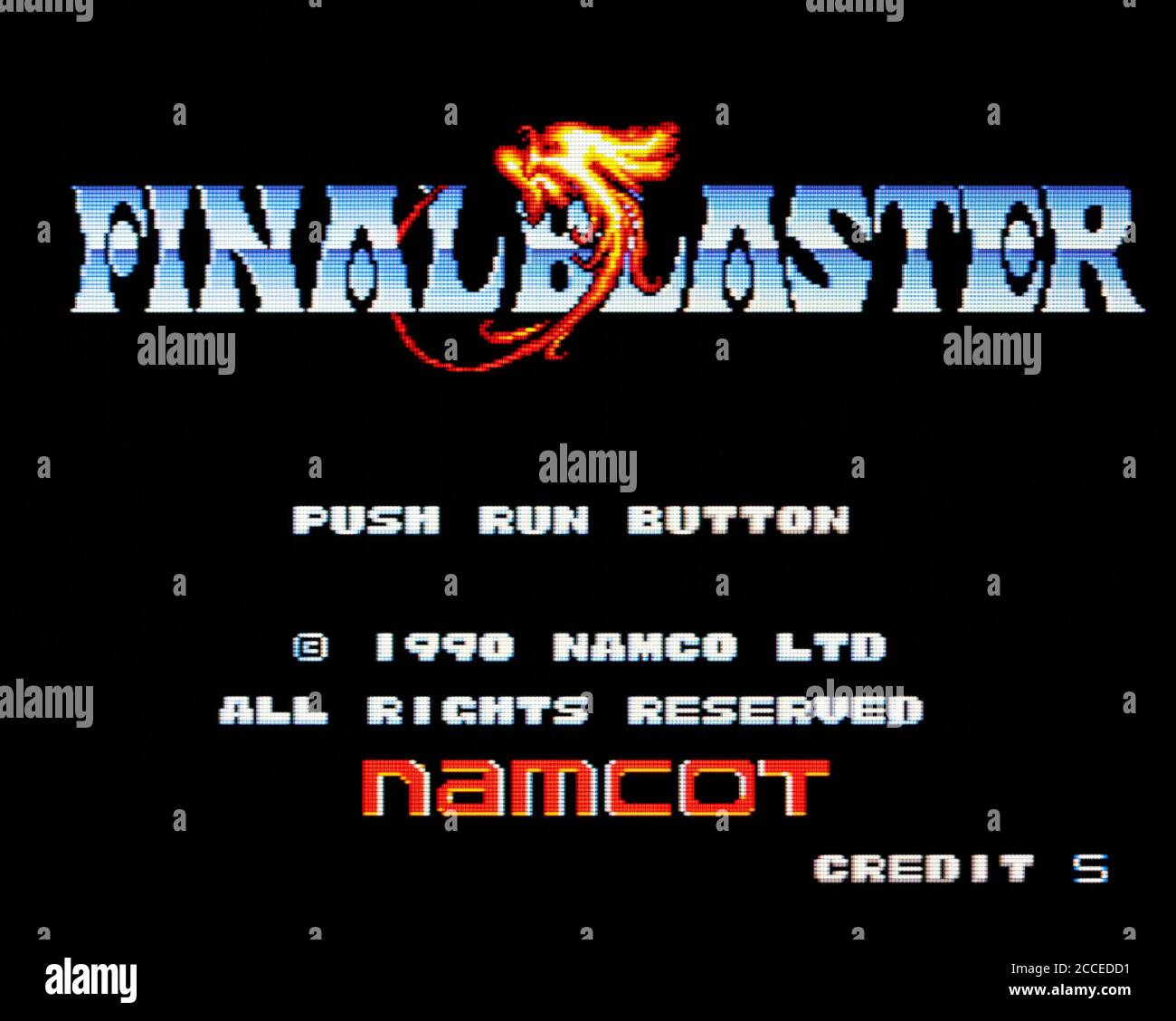 Final Blaster - PC Engine Videogame - Editorial use only Stock Photo ...